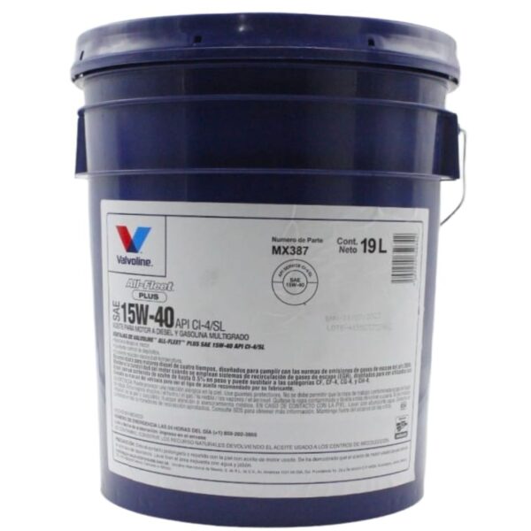 VALVOLINE Aceite para motor a diesel y gasolina multigrado SAE 15W-40 ...